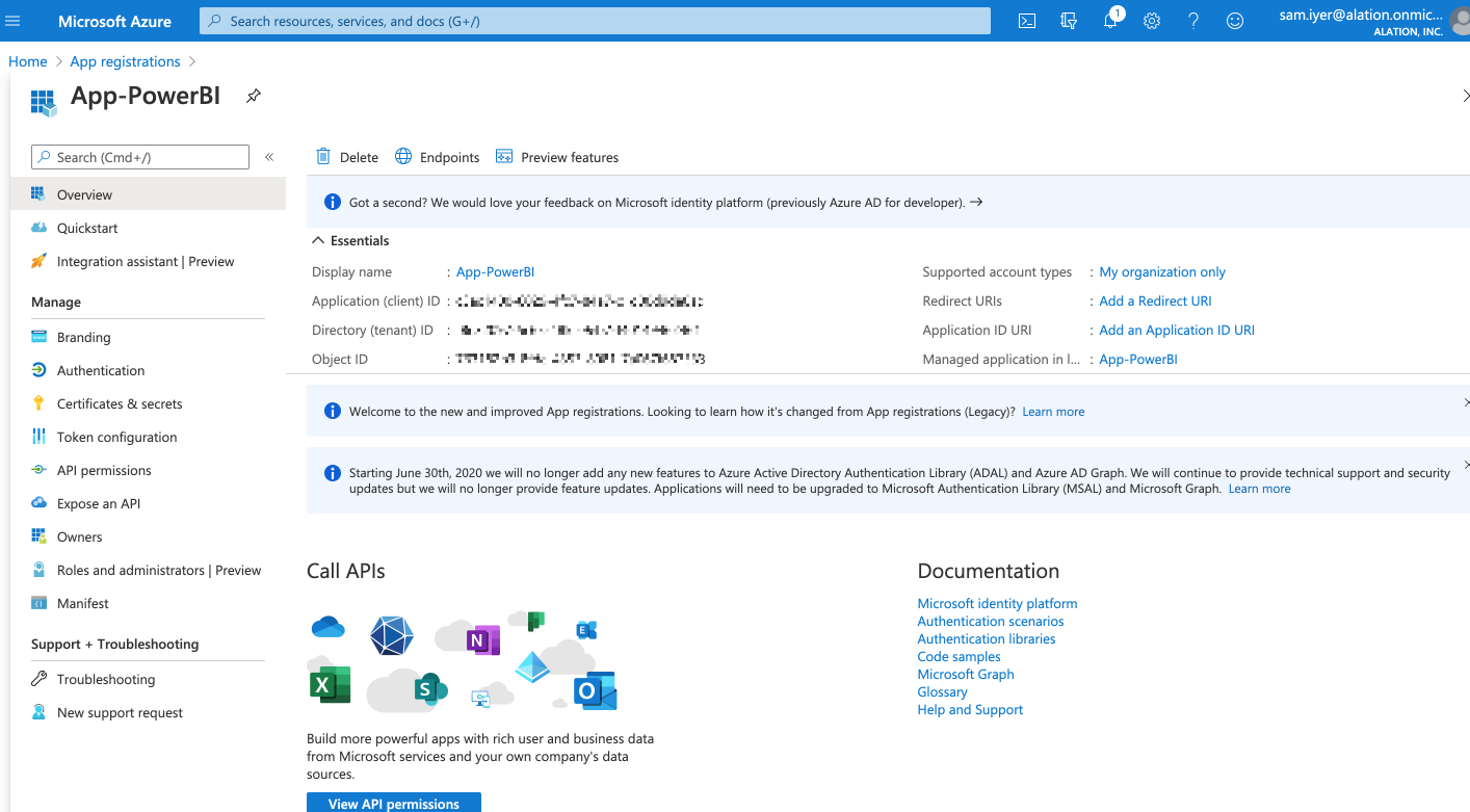 Azure Power BI OCF Connector (Legacy): Install and Configure — Alation ...